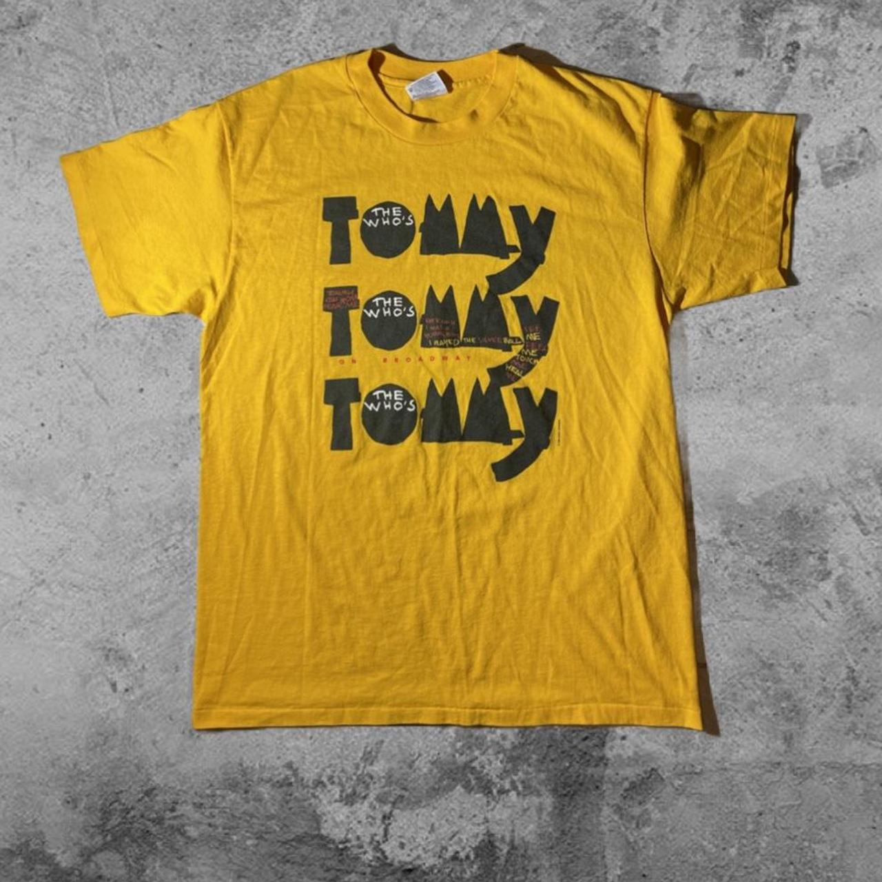 TOMMY TOMMY TOMMY SINGLE STITCH 90s Shirt - Depop