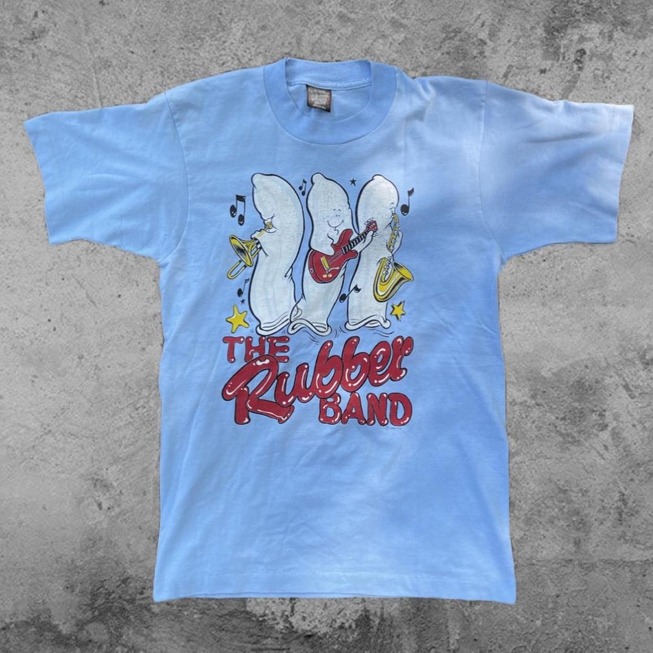 1988 THE RUBBER BAND 😂 Nice screen stars tag 📏18x27 - Depop