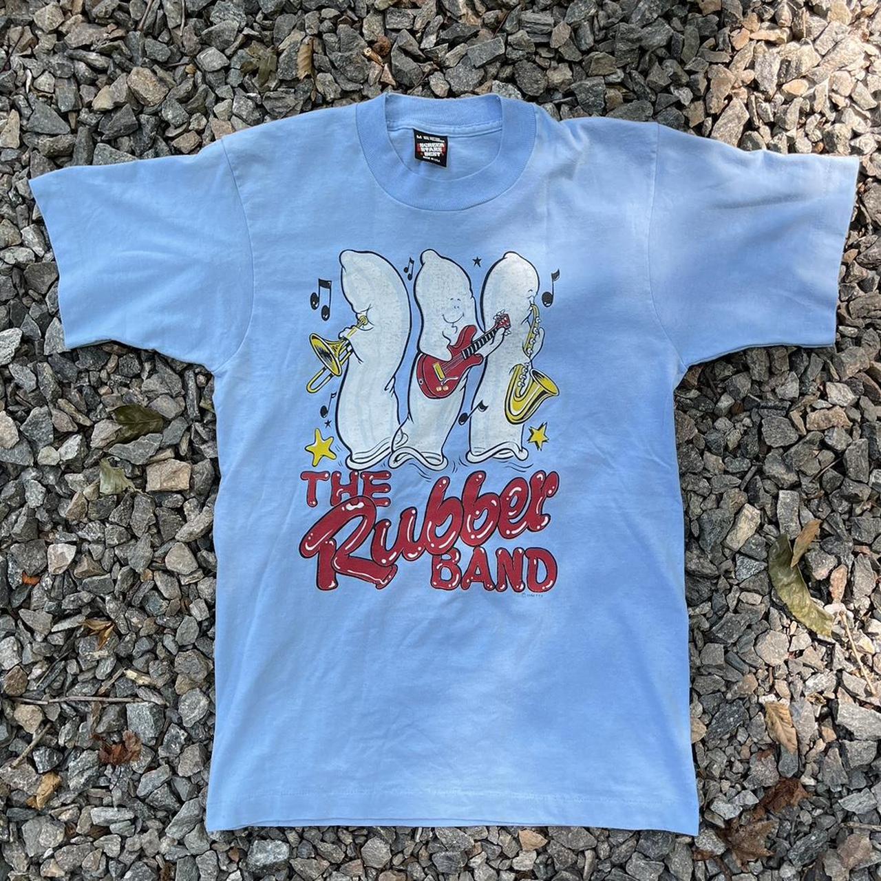 1988 THE RUBBER BAND 😂 Nice screen stars tag 📏18x27 - Depop