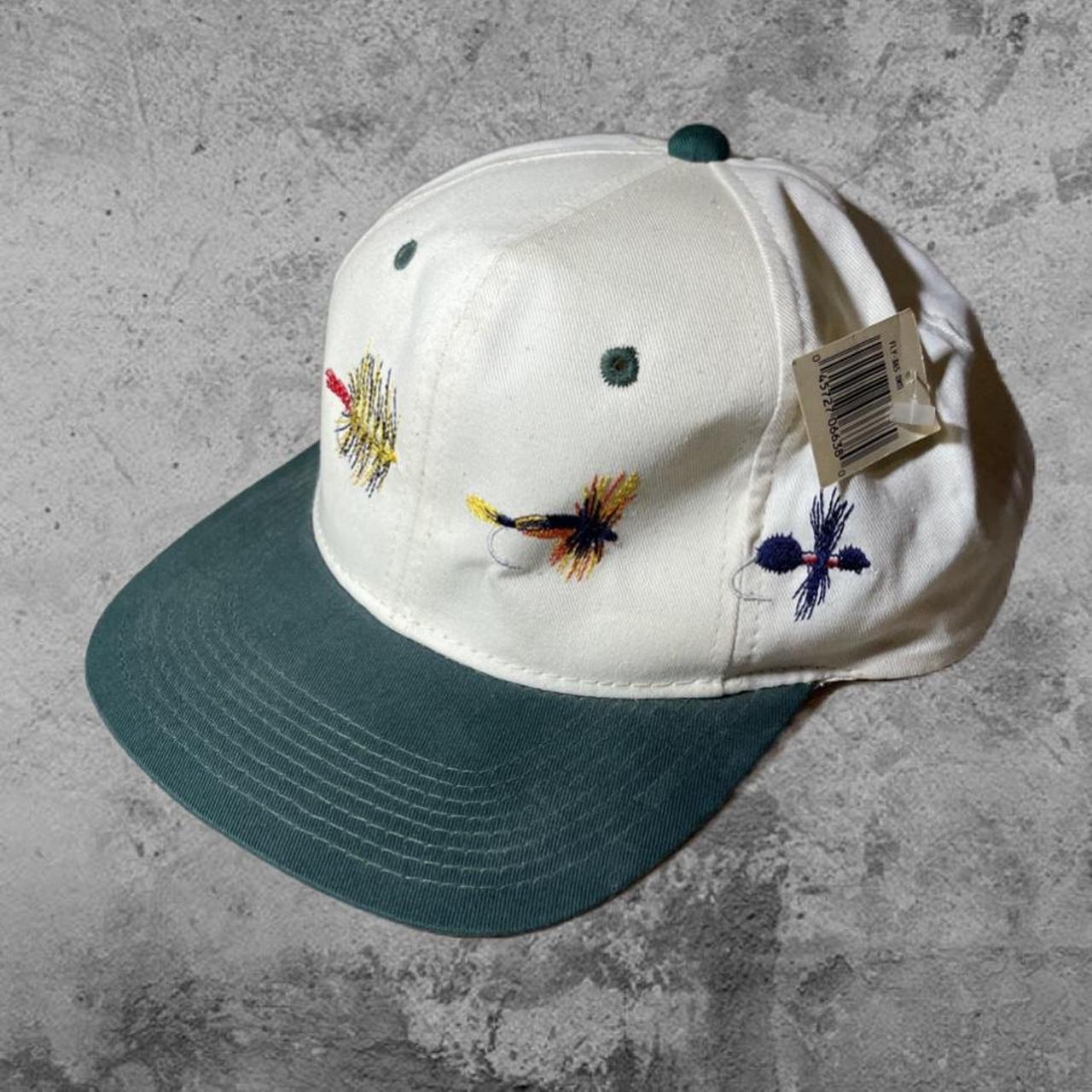 90s FLY FISHING SNAP BACK - Depop