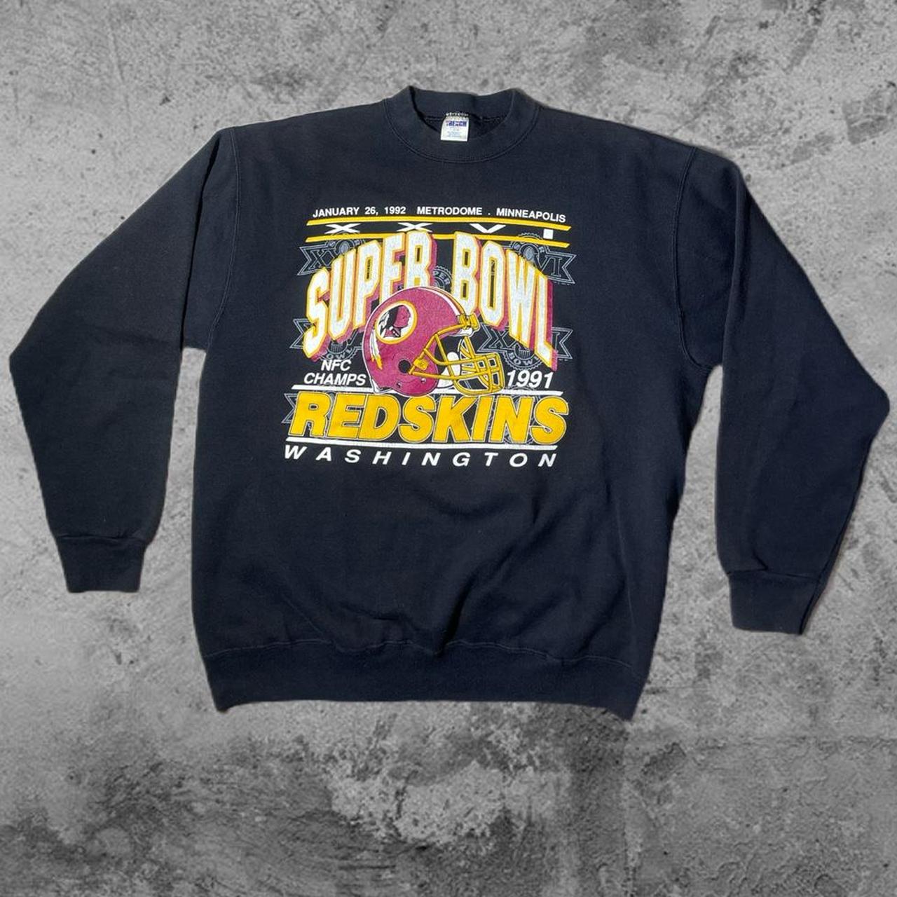 1991 REDSKINS SUPER BOWL CREWNECK 22x25 - Depop 1991 REDSKINS SUPER BOWL CREWNECK 22x25 - Depop