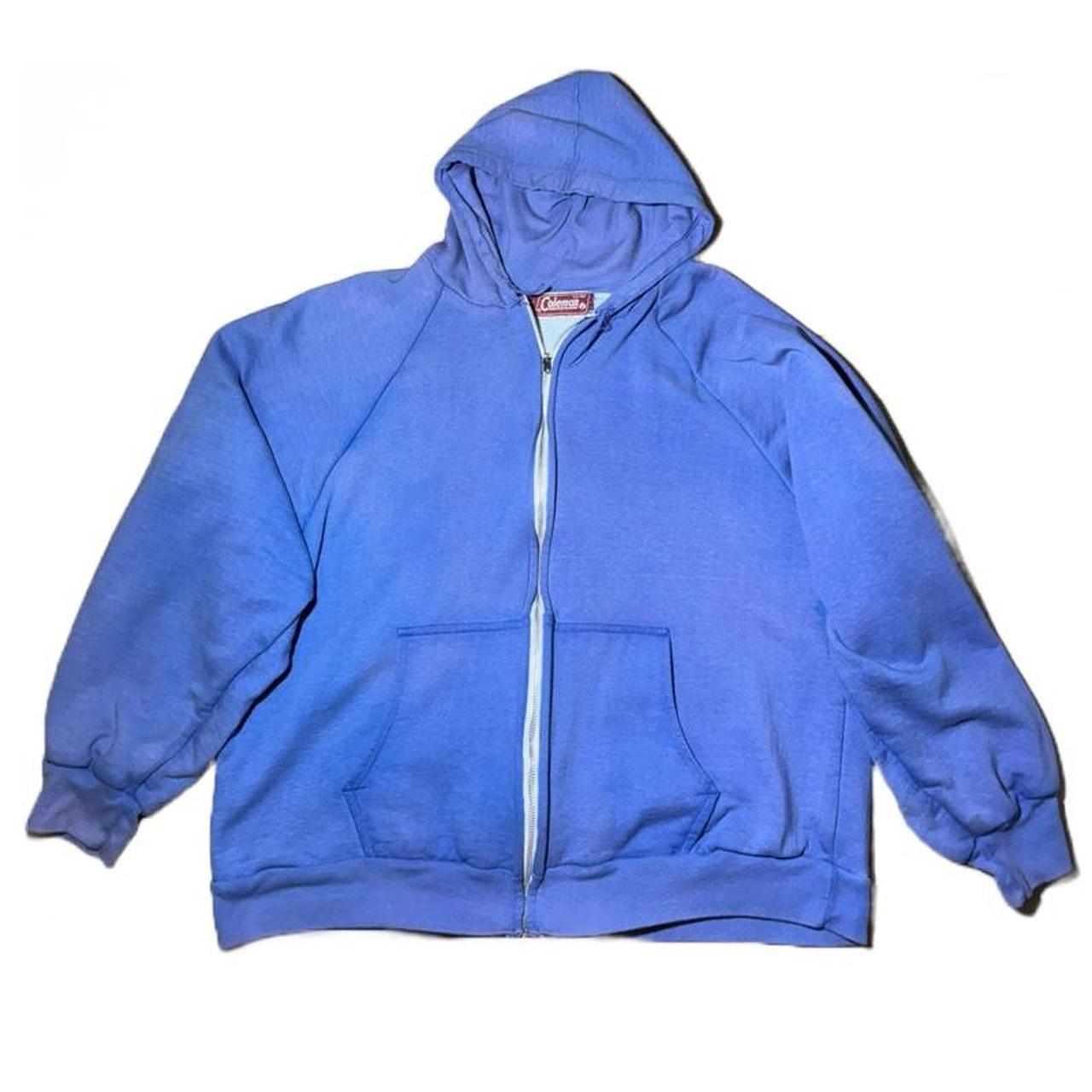 80s BOXY THERMAL LINED COLEMAN ZIP UP SUPER NICE... - Depop