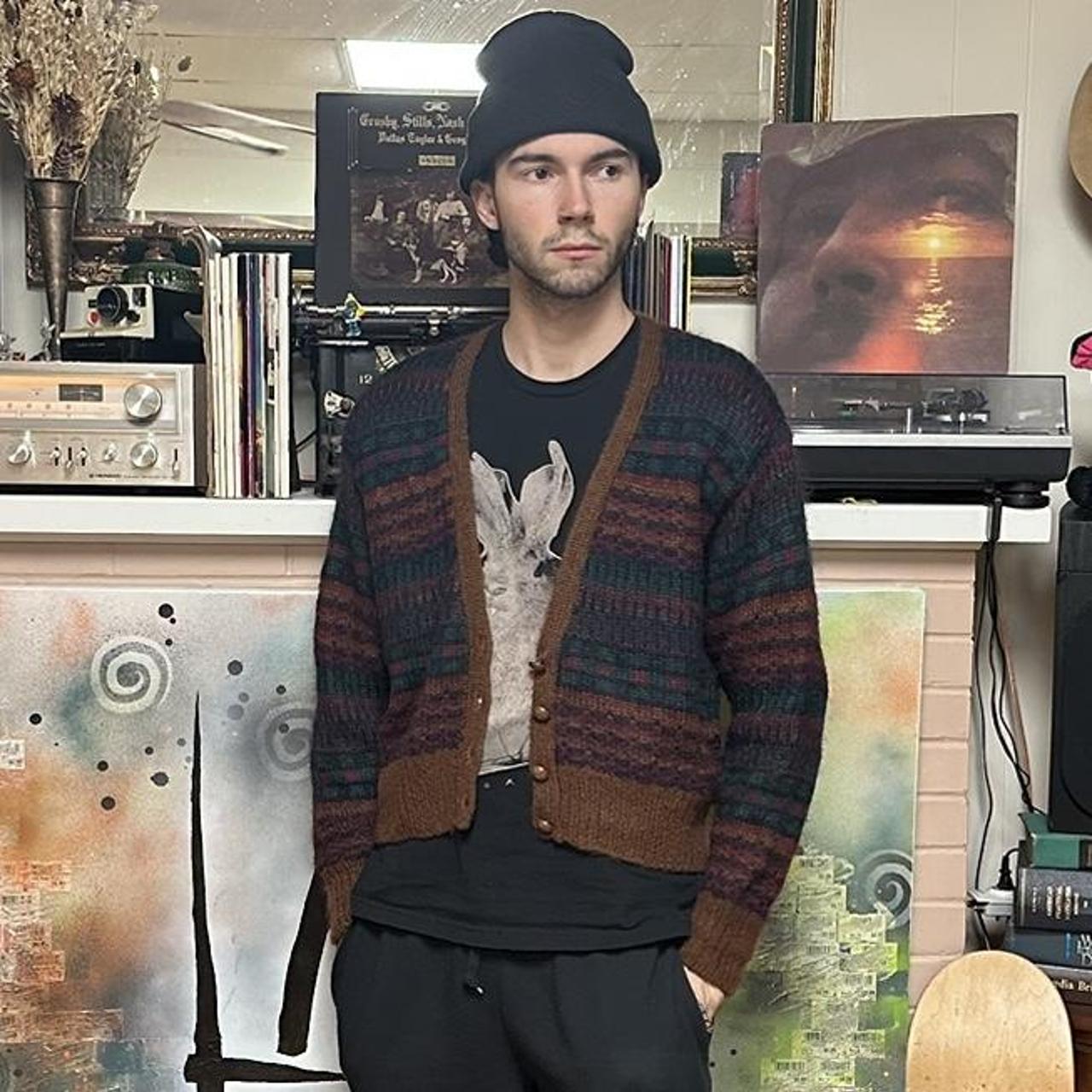 Men's multi Cardigan | Depop