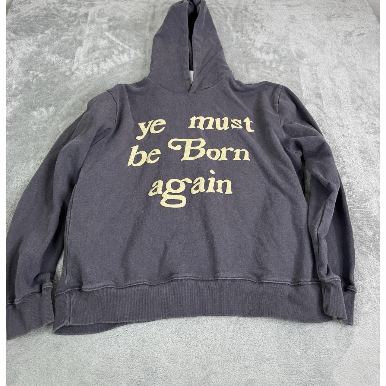 Ye Must Be Born Again Pullover Hoodie Men's Size... | Depop