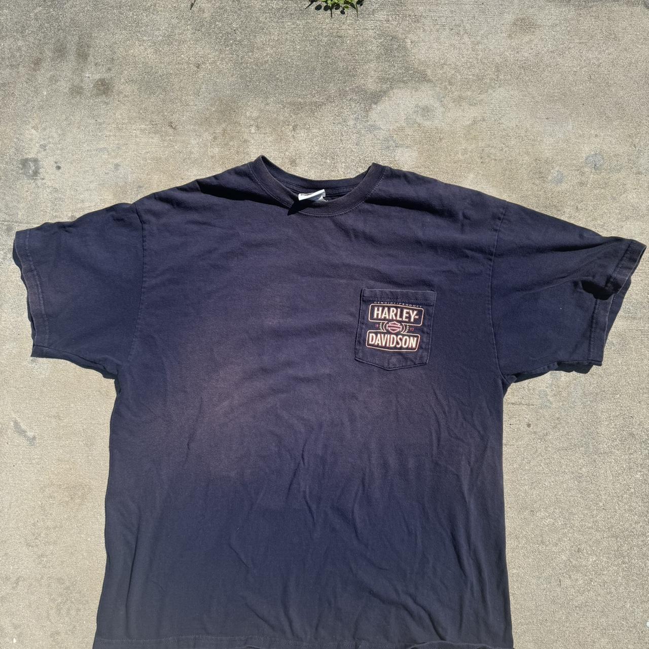 1998 Baton Rouge Harley pocket tee Slight damage... | Depop