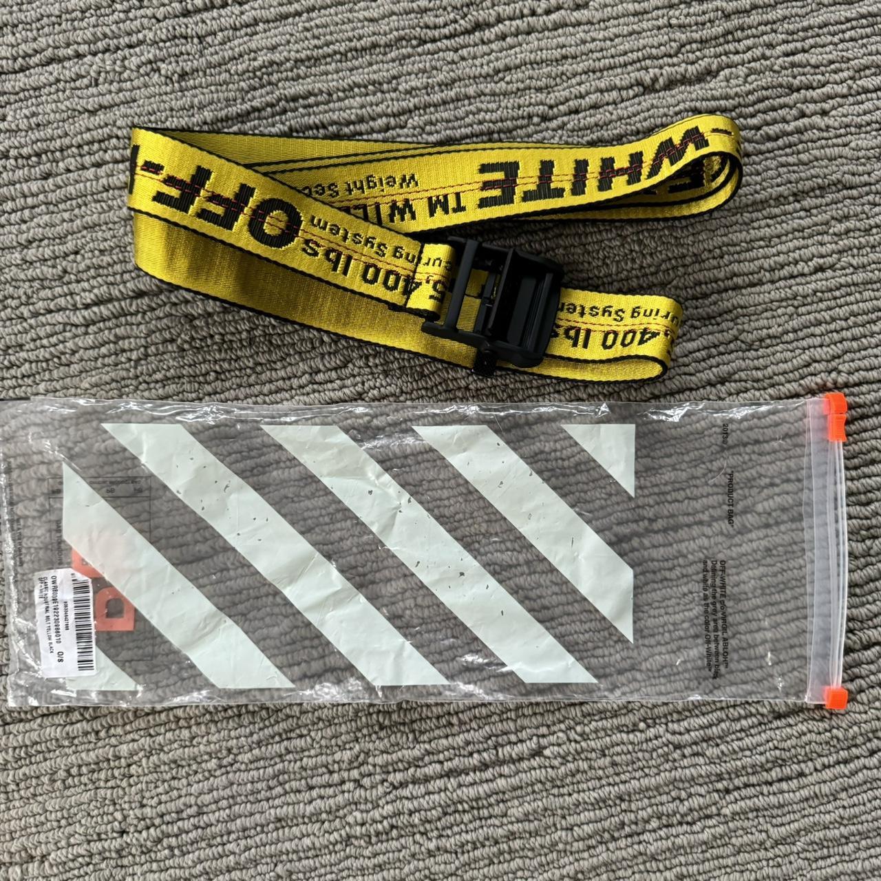 Off-White belt I’ve literally worn it once, no... - Depop