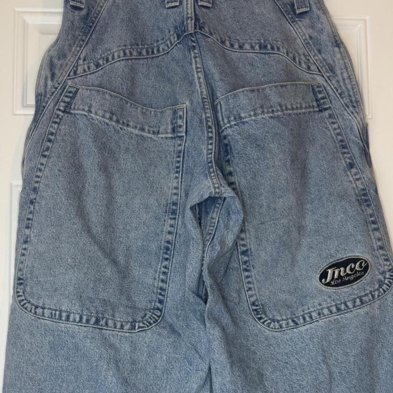 Vintage early 90’s JNCO Big rig blue denim 34x30... - Depop