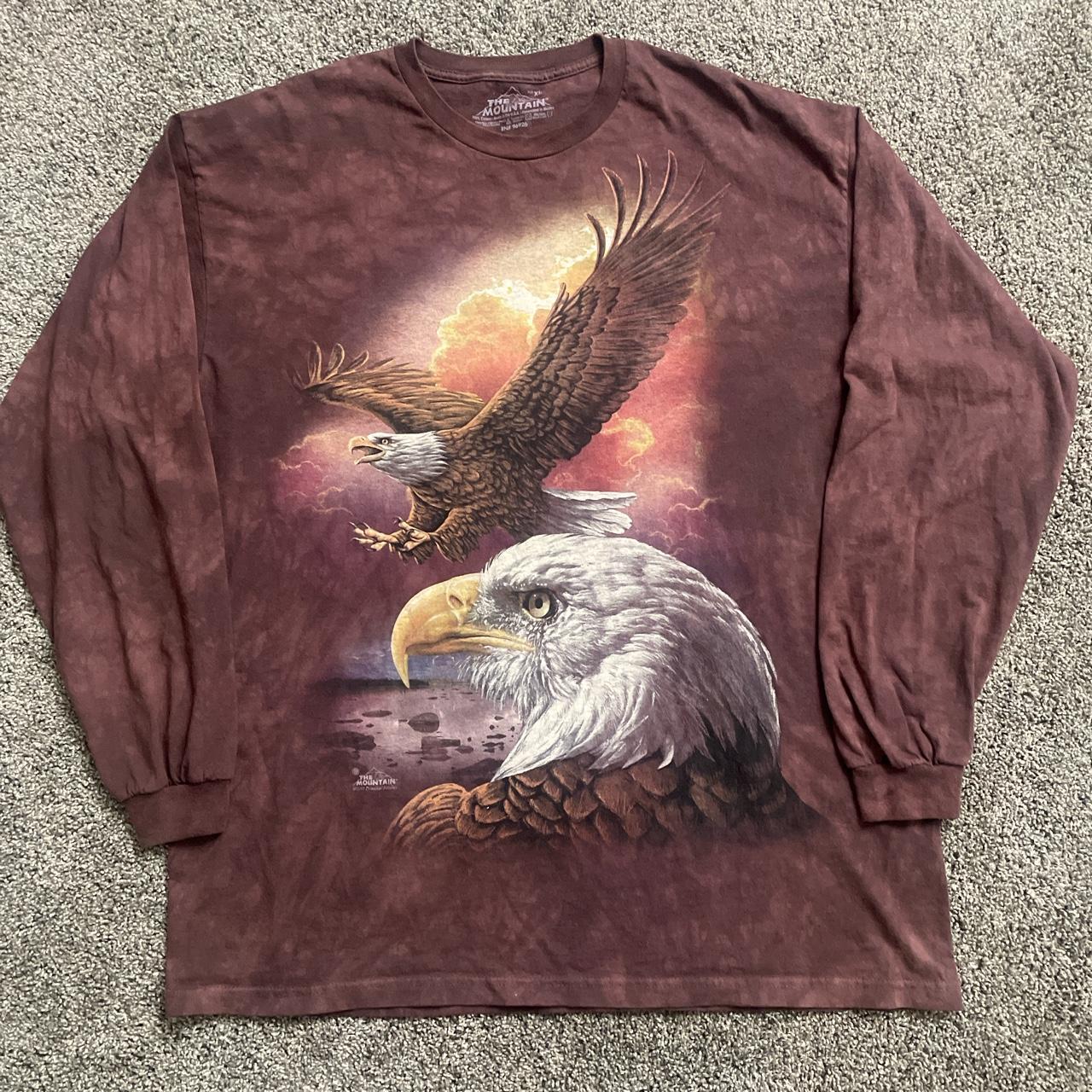 The mountain long sleeve eagle shirt size xl In... - Depop