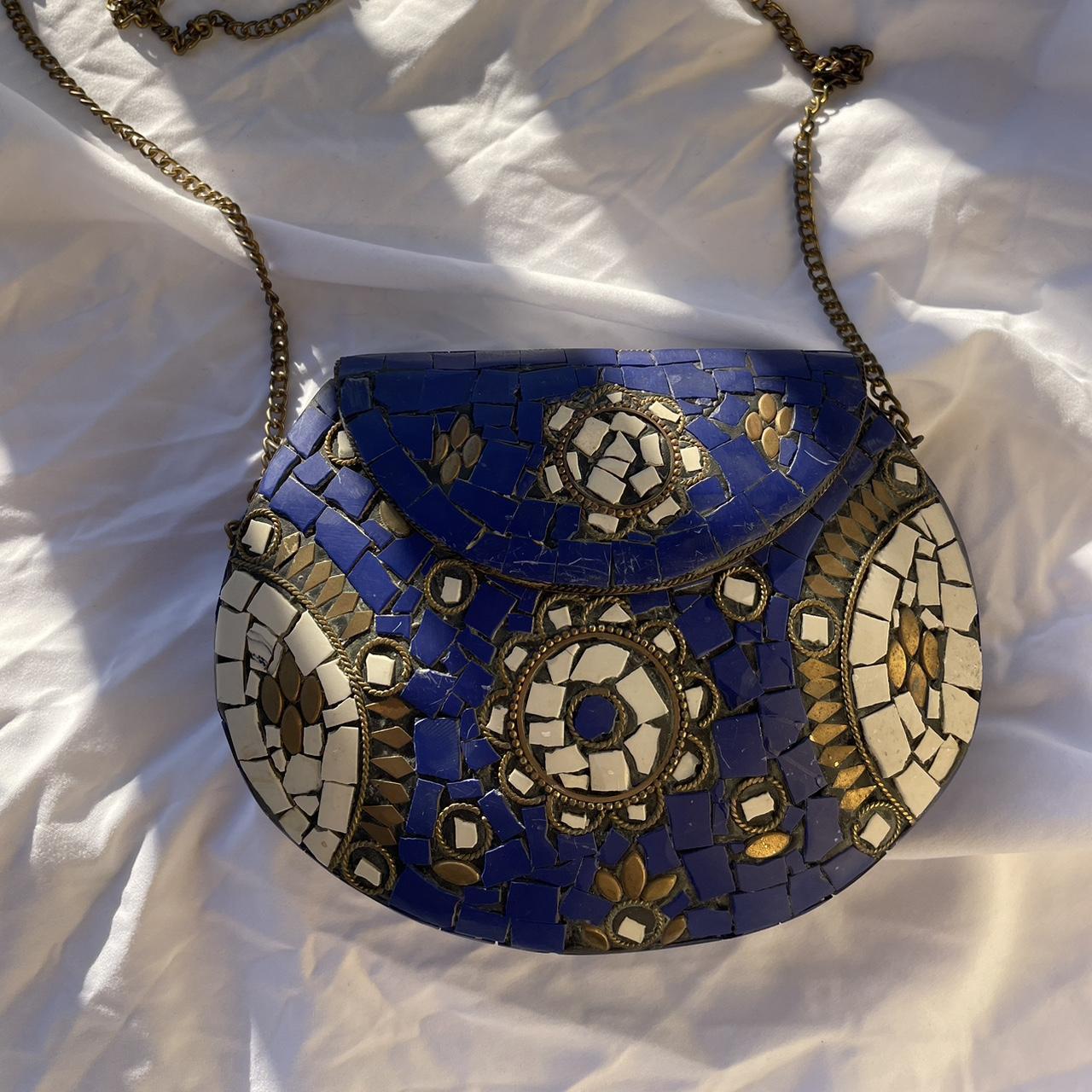 Vintage mosaic purse 👛 #greece #vintagepurse... - Depop