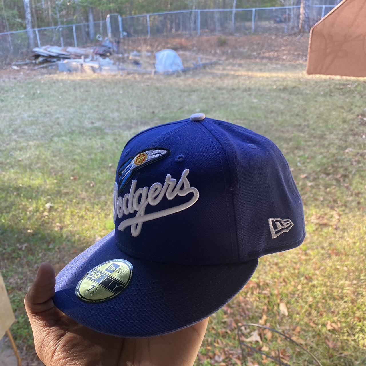 Custom LA Dodgers Fitted Hat size 7 5/8 #ladodgers... - Depop