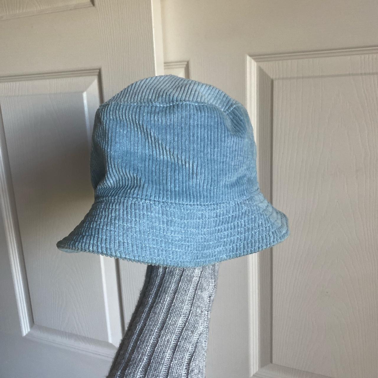 Princess Polly Corduroy Bucket Hat - Light Blue -... - Depop