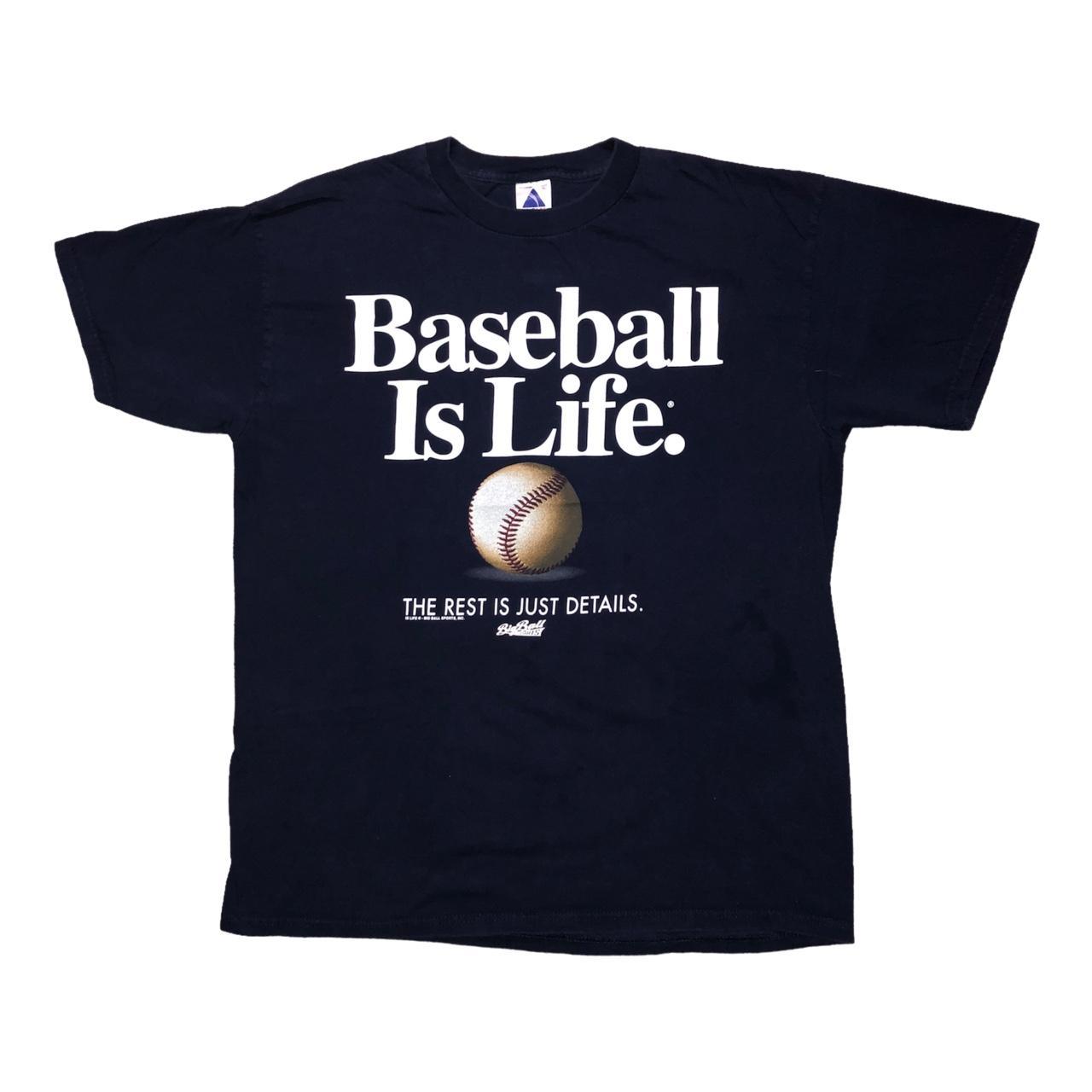 Vintage Baseball Is Life Tee Dated:... - Depop