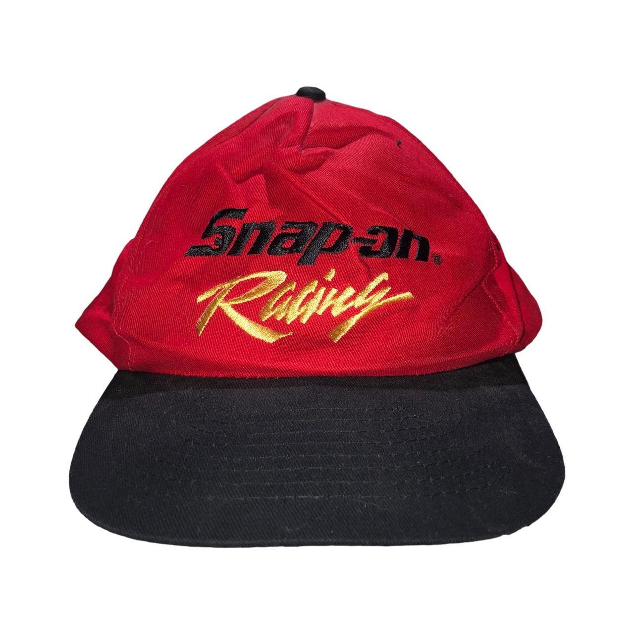 American Vintage Men's Red and Gold Hat | Depop