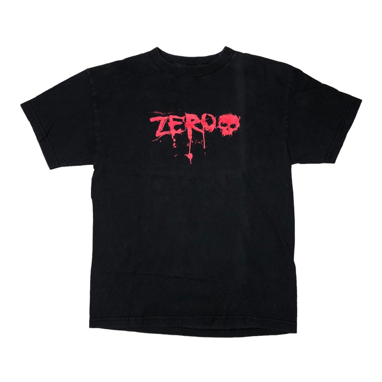 Vintage Zero Skateboards Logo Tee Dated:... - Depop