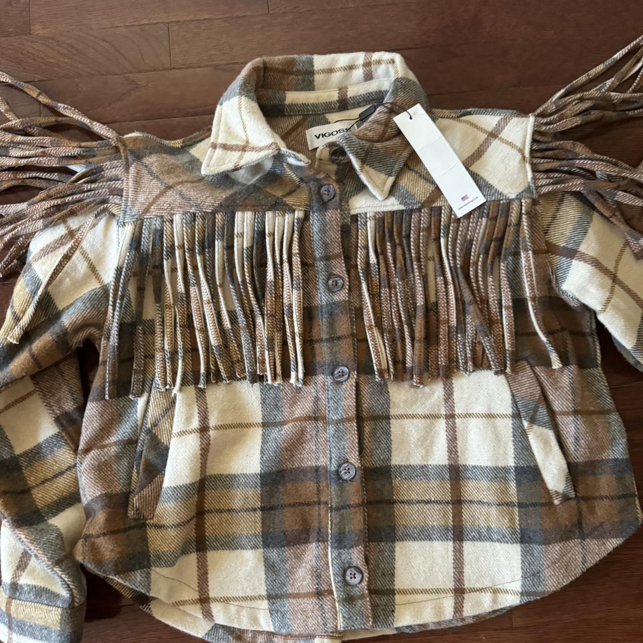 Western jacket Vigoss brand Brand New Size M - Depop