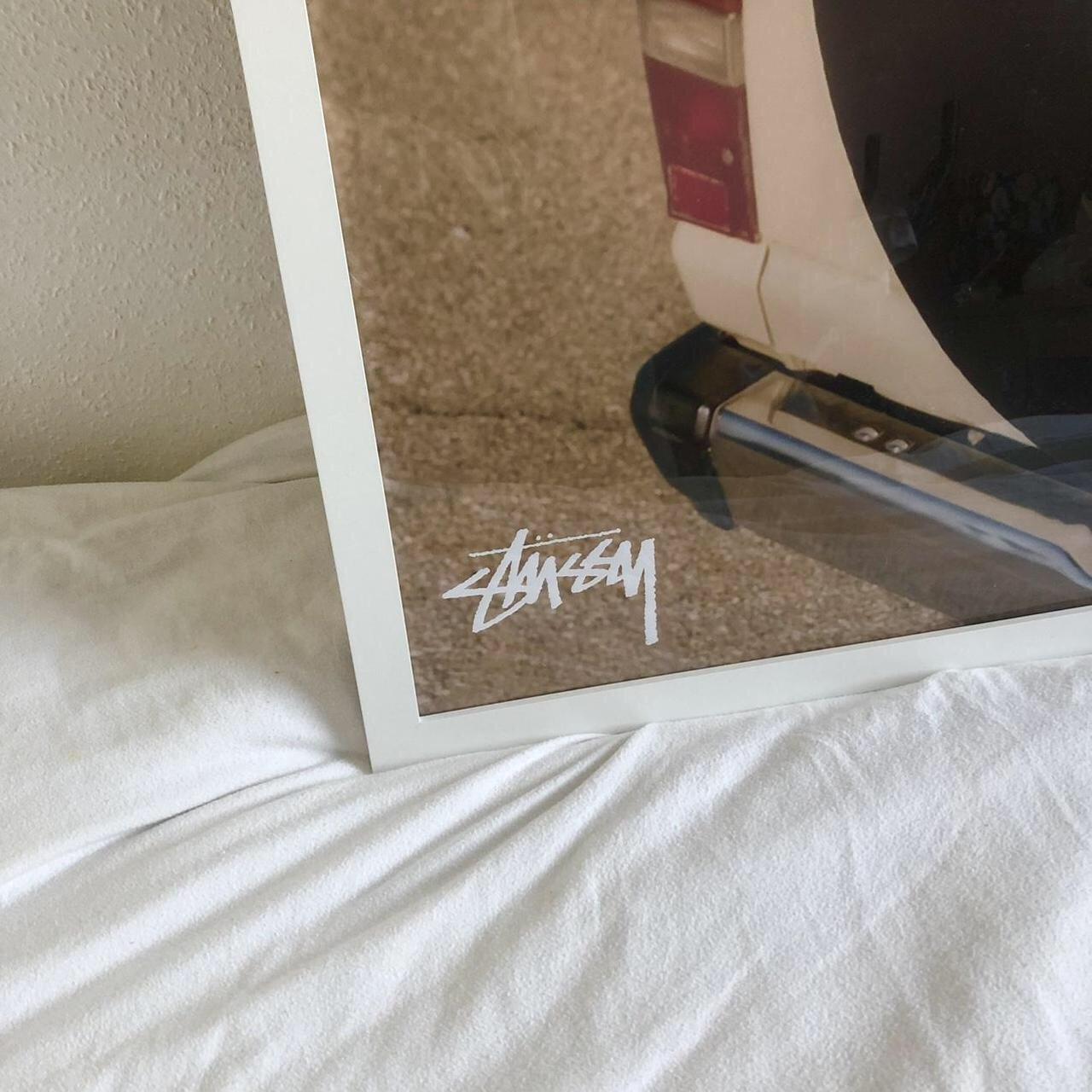HUGE STUSSY PRINT IN FRAME! Size A1 (594 x 841mm).... - Depop