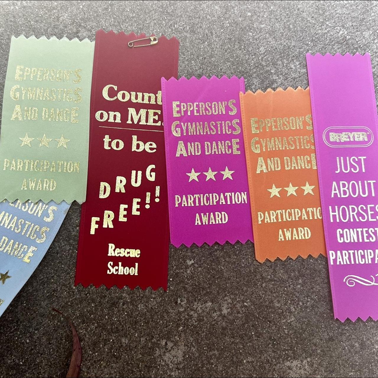 90s participation award ribbon bundle various... - Depop