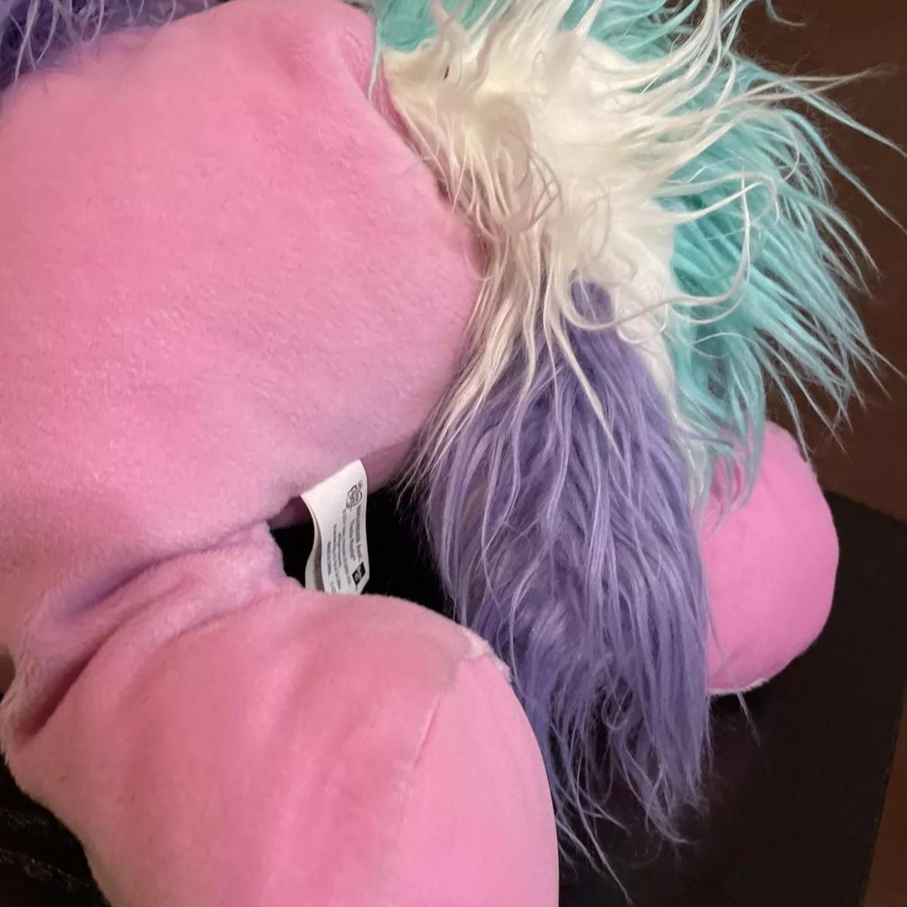 Vtg G3 My Little Pony JUMBO Plush TOOLA ROOLA Pink... - Depop