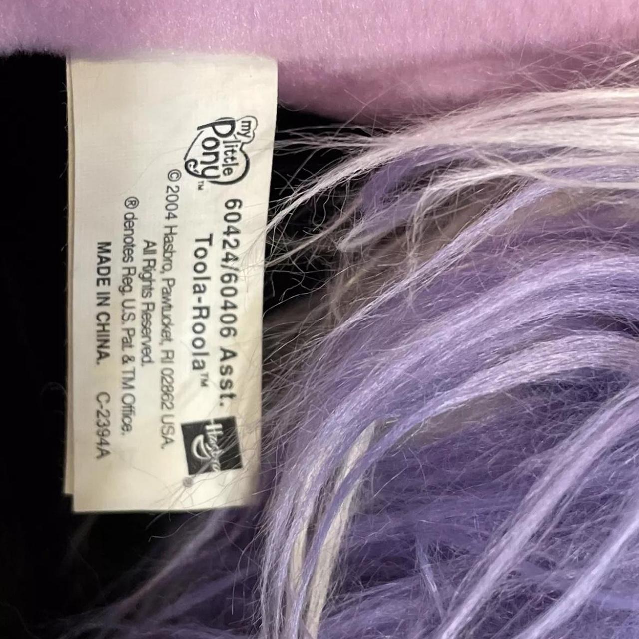 Vtg G3 My Little Pony JUMBO Plush TOOLA ROOLA Pink... - Depop