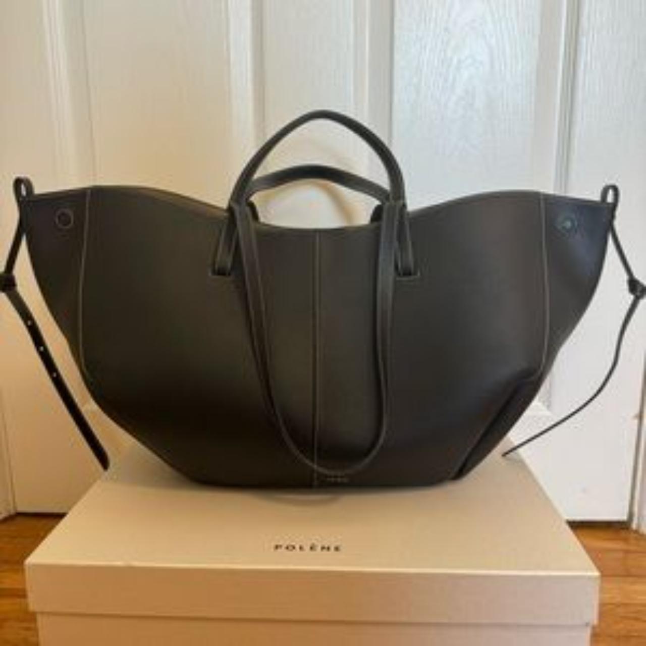 Polene Cyme Textured Black with Contrast... - Depop