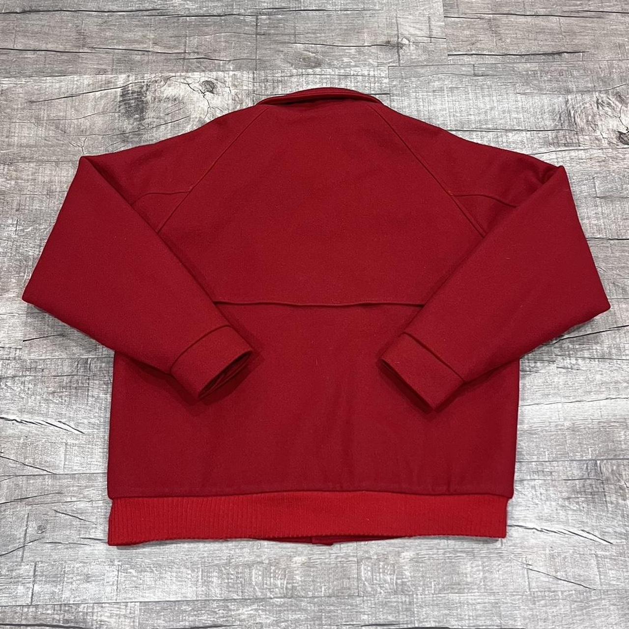 Woolrich Wool Red Work Jacket w Flannel Lining Size:... - Depop