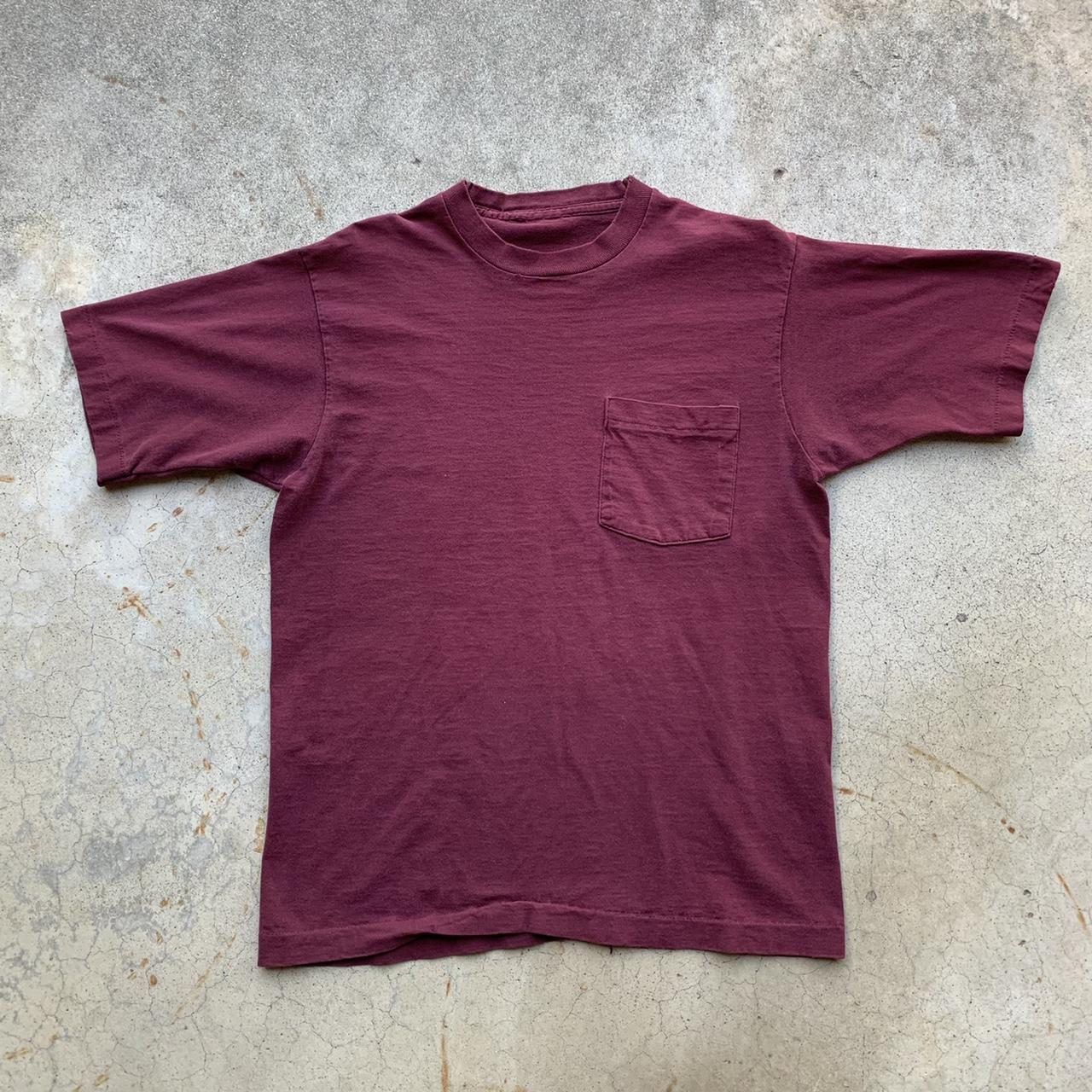Vintage Pocket T Shirt Size M 39" Chest 25"... - Depop