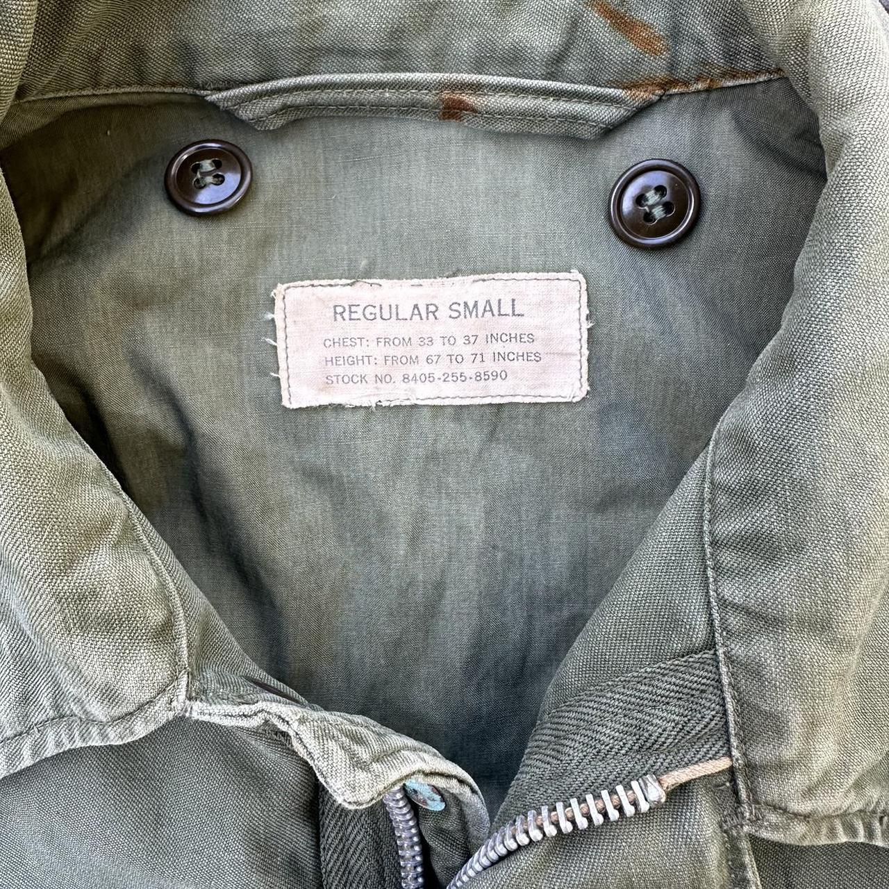 Vintage M-1951 OD Green Field Jacket Size Regular... | Depop