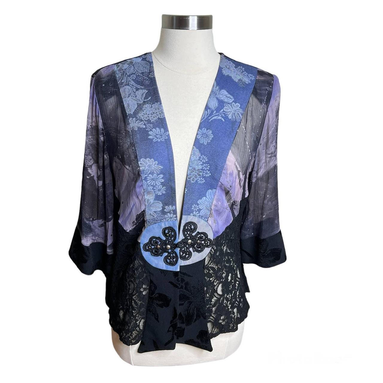 Brand Violet Kay Lined Kimono Jacket. Shoulder... - Depop