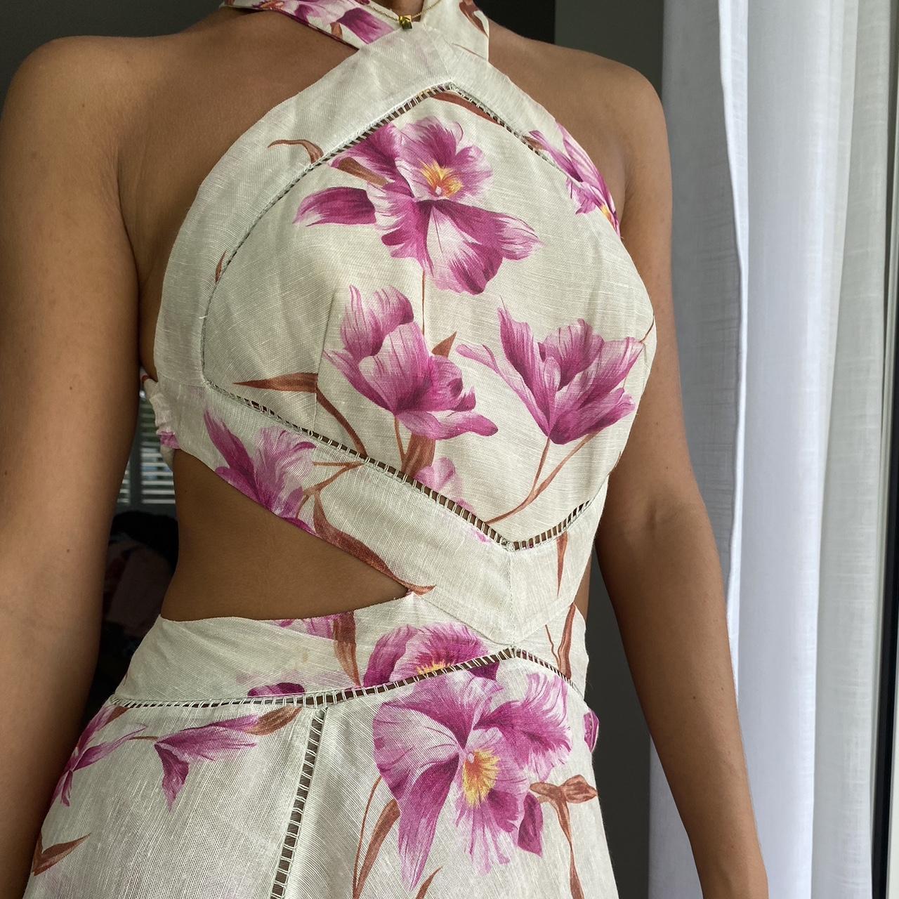 Zimmermann sample corsage halter neck dress Size 0 - Depop
