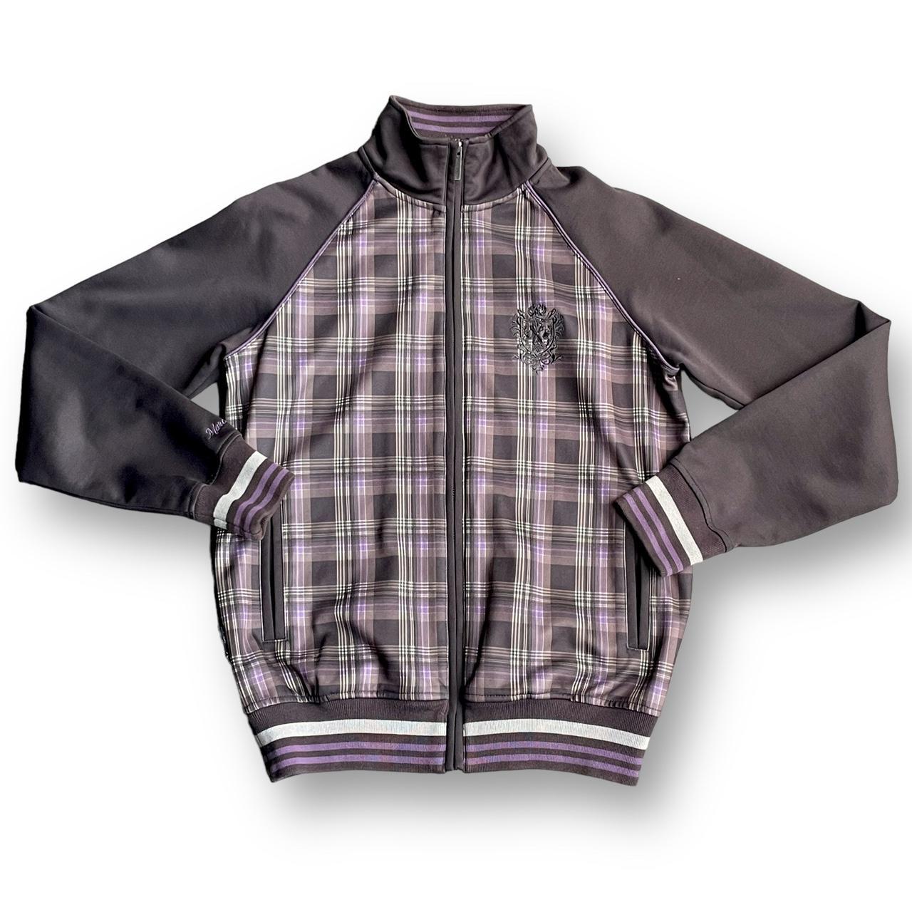 Y2k 2000’s Marc Ecko Tracksuit Jacket. Brown and... - Depop