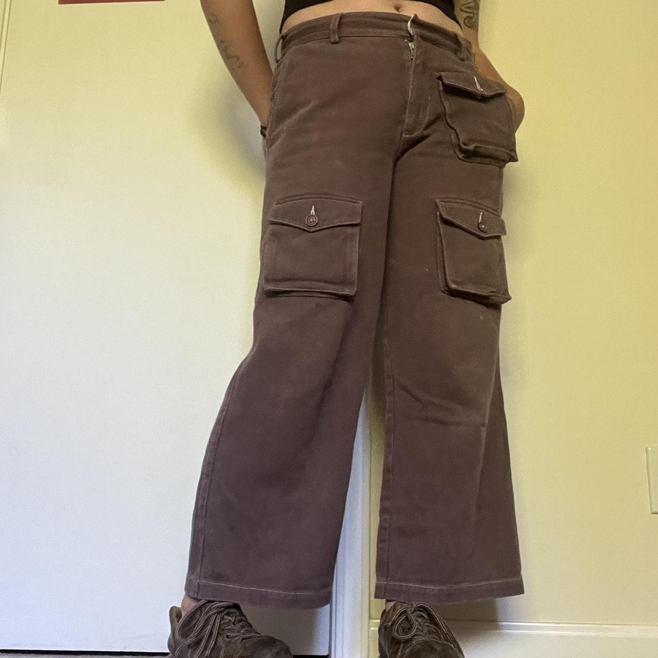 SCRT purple (ish) cropped cargo pants. ~$180... | Depop