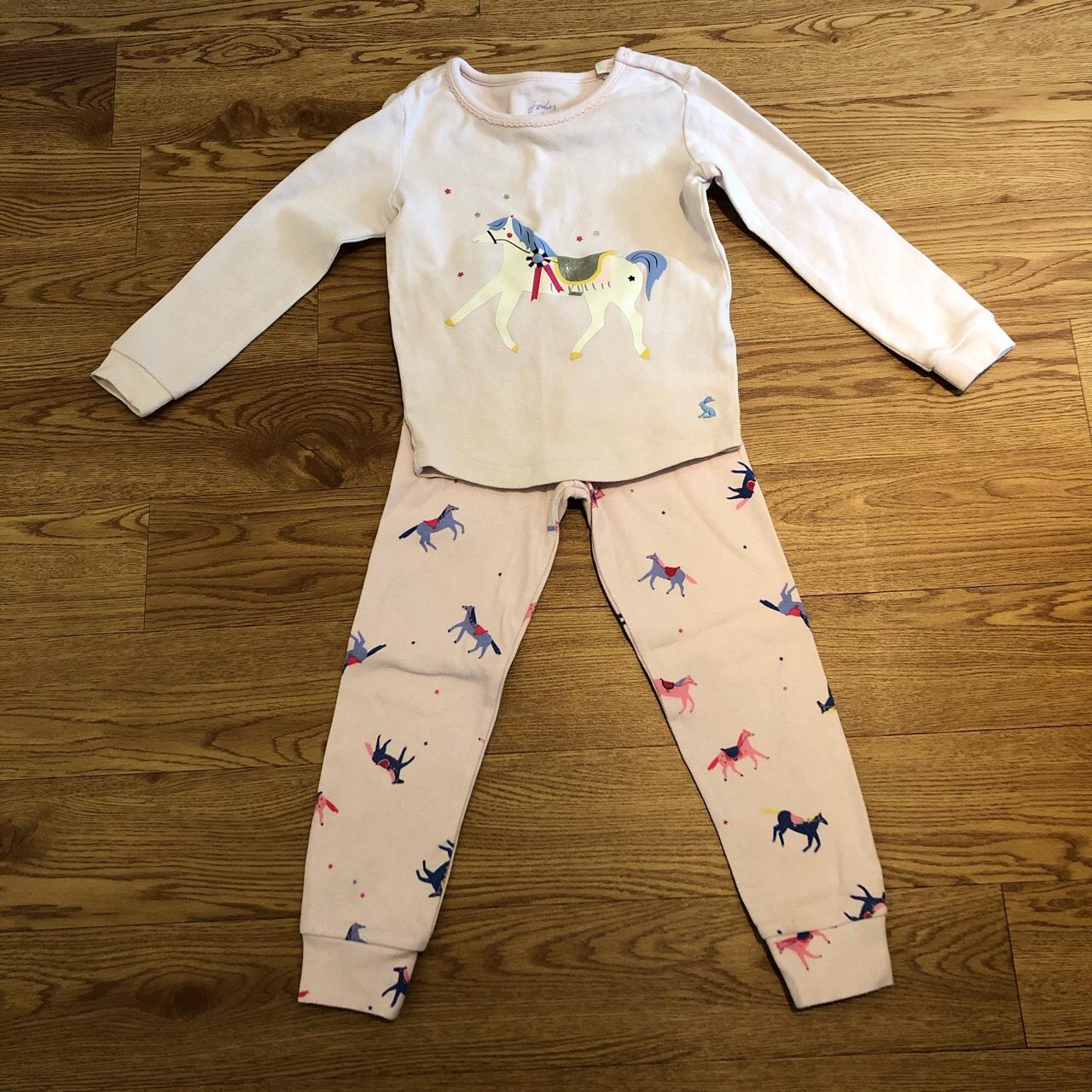 Joules pony pyjamas with silver glittery saddle... - Depop