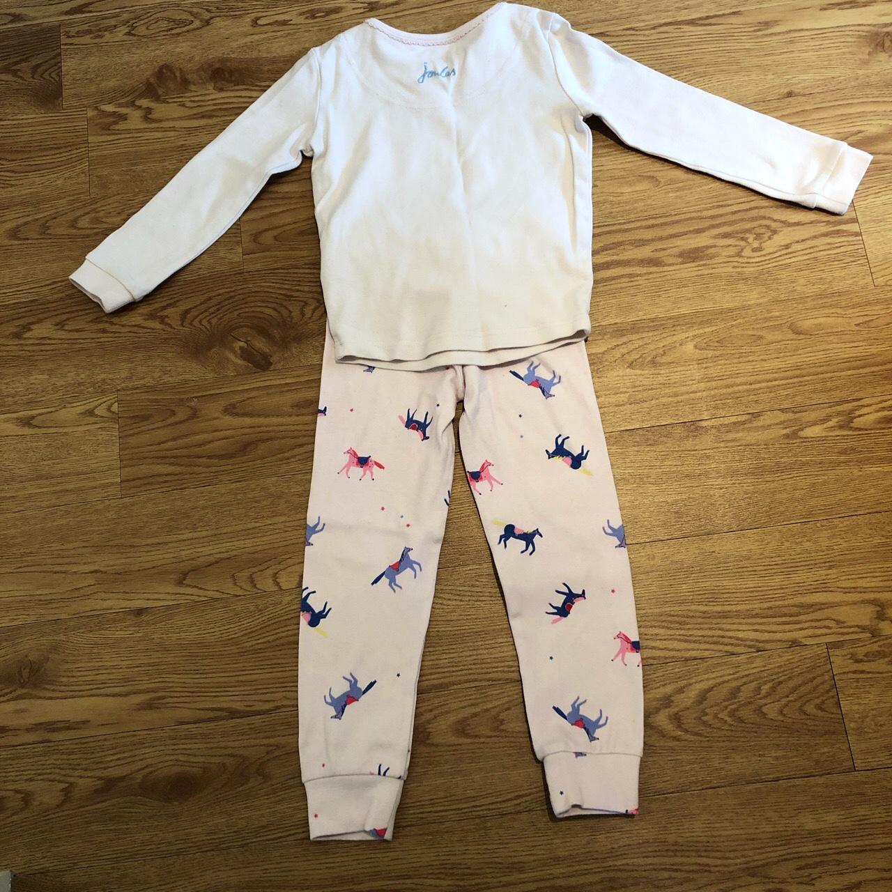 Joules pony pyjamas with silver glittery saddle... - Depop