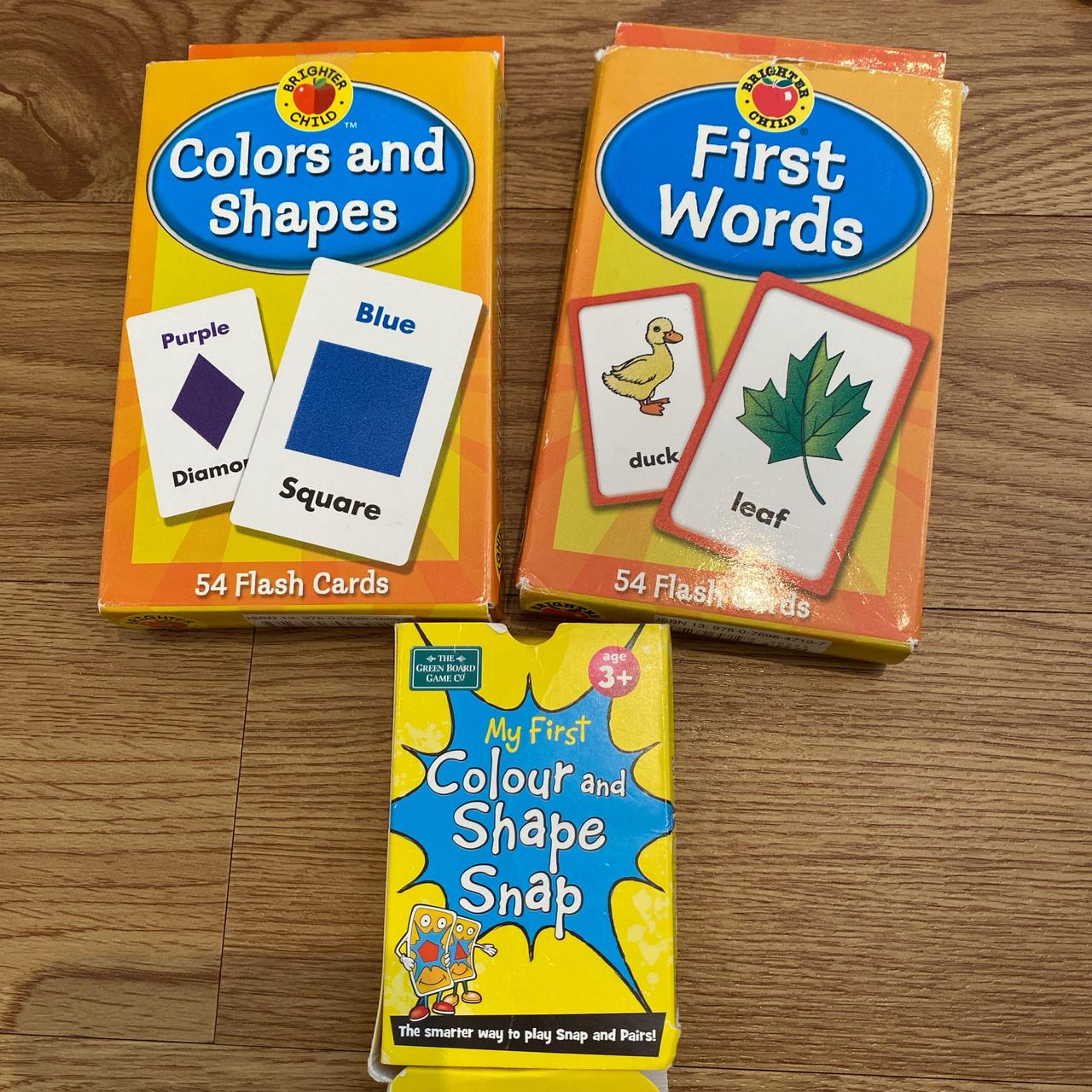 Children’s dash card bundle - first words, colours... - Depop