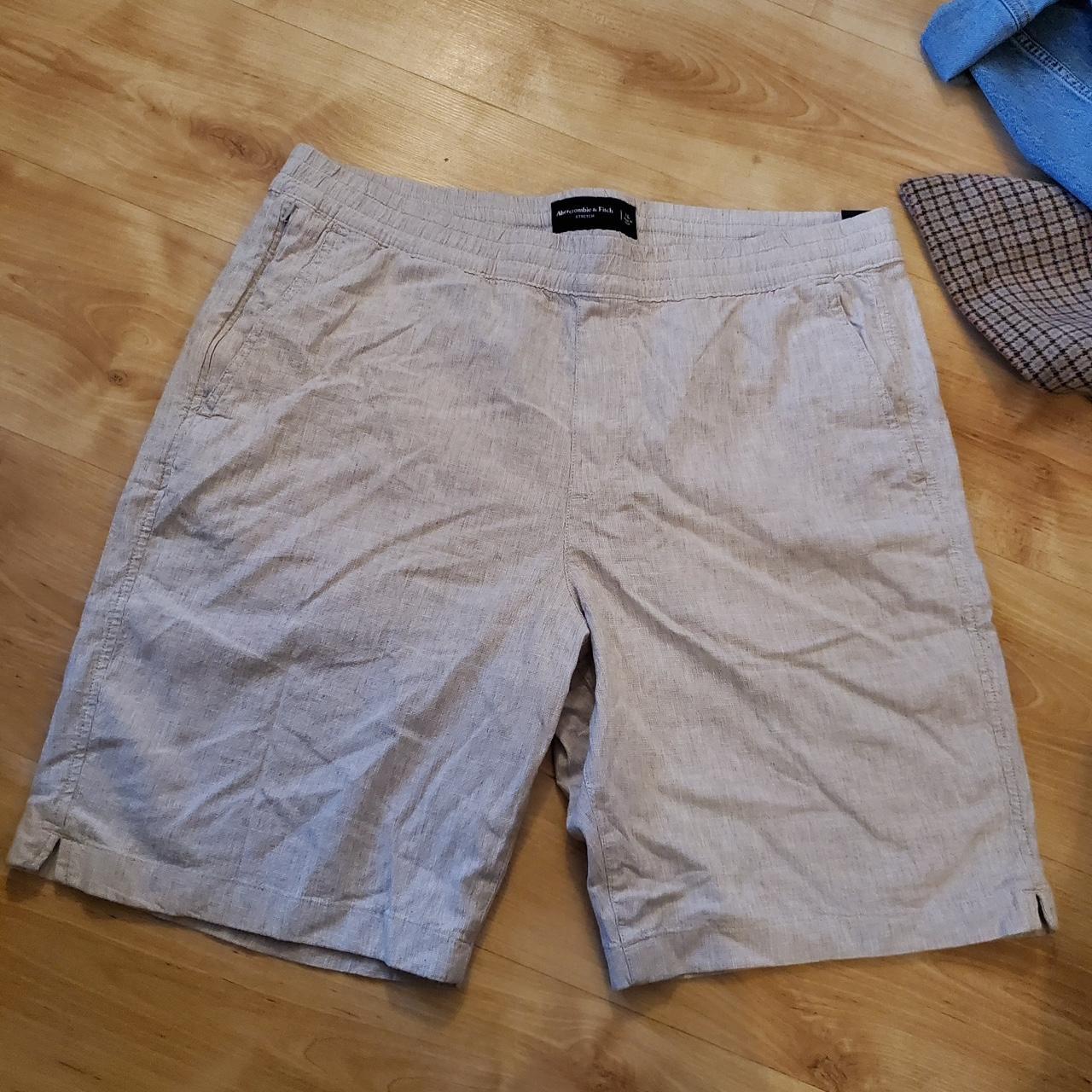 Linen A&F shorts Brand New XL - Depop