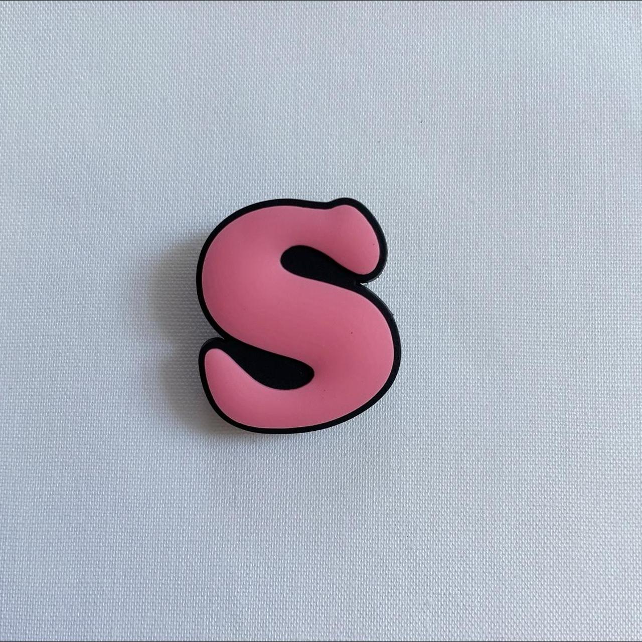 Pink Letter S Alphabet Croc charm - Brand new,... - Depop