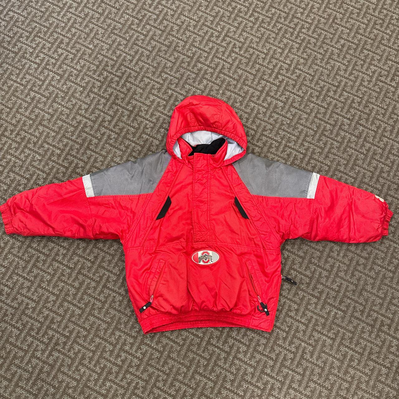 Ohio State Starter Pullover Jacket with hood. Size... - Depop