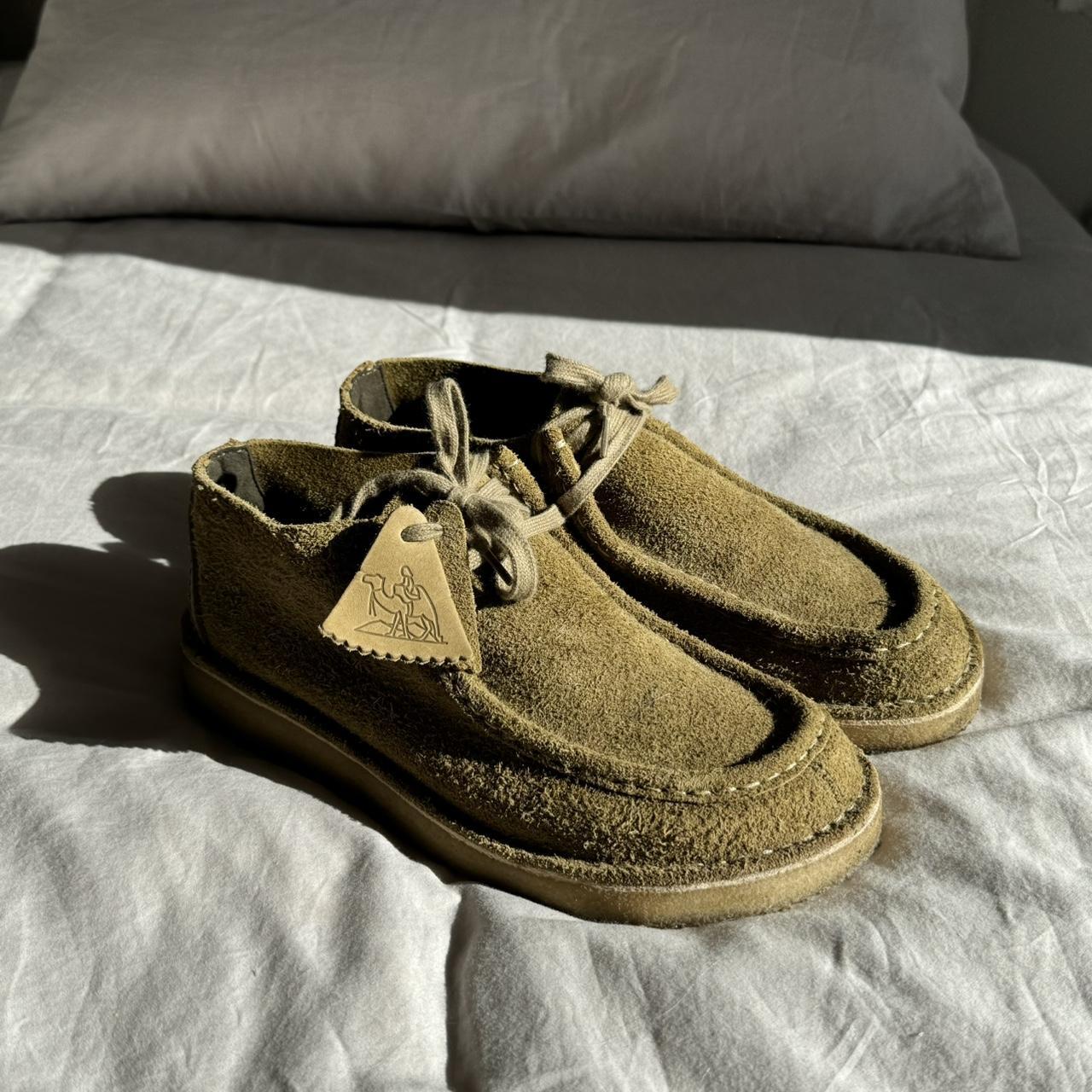 Clark’s Original Desert Nomad Khaki Suede UK8 9/10 - Depop