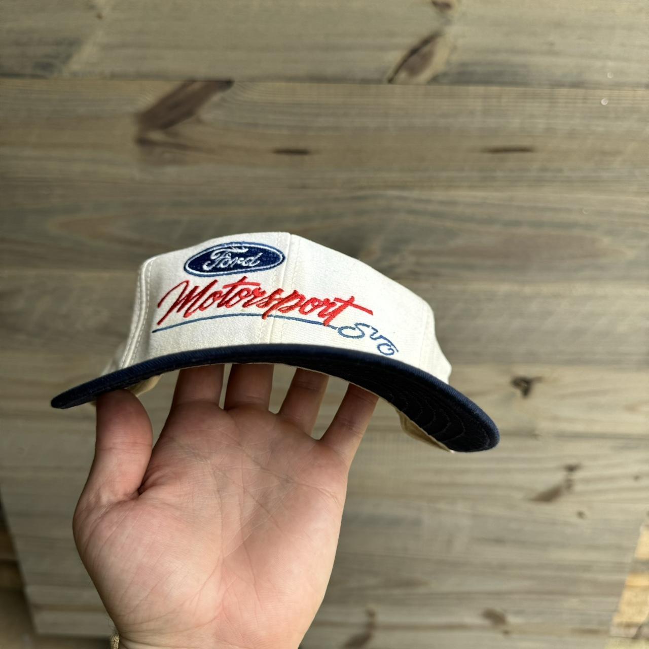 Vintage 90s Ford Motorsport Racing SnapBack... - Depop