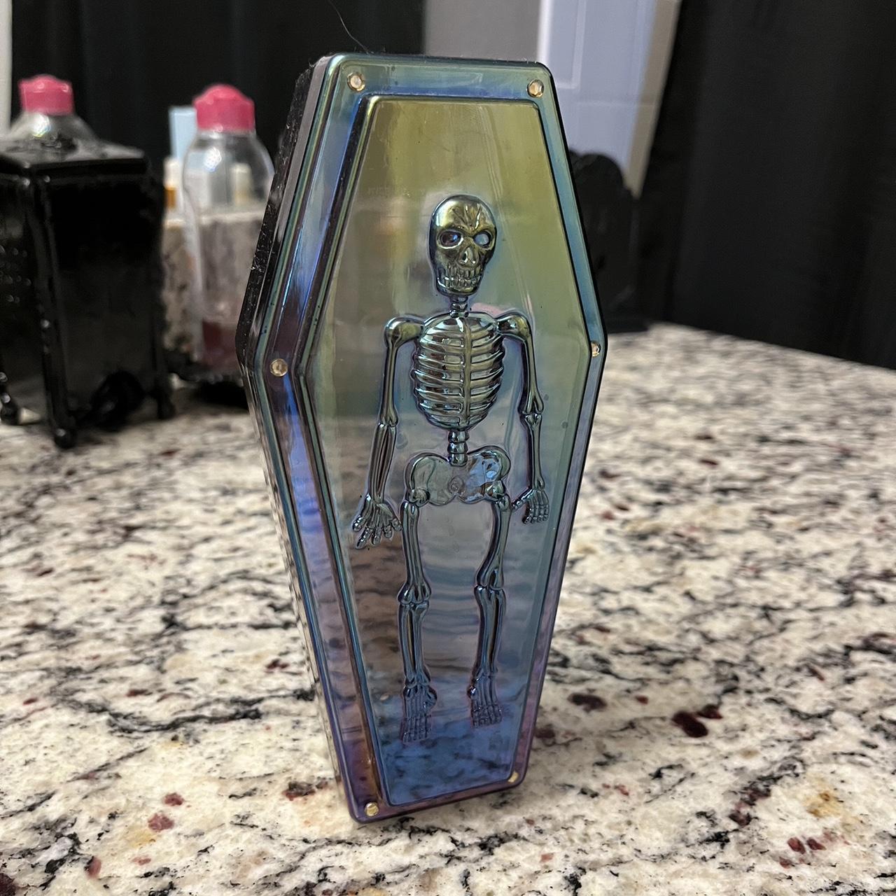 Cute iridescent skeleton decor / storage . Shaped as... - Depop