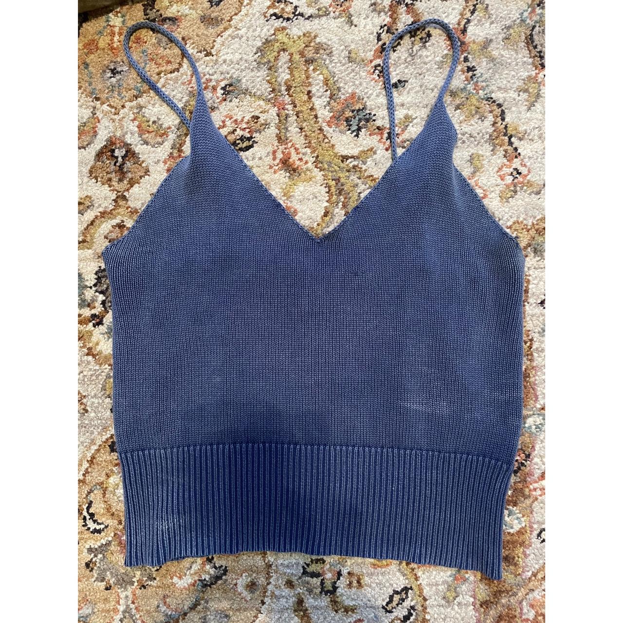 Super cute blue crop top from Gianni Bini :) No... - Depop
