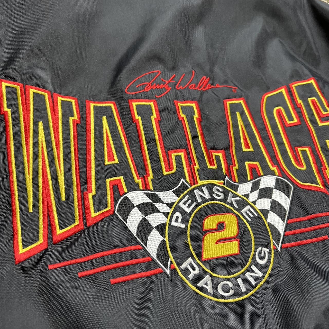 Vintage Rusty Wallace Nascar Jacket Nutmeg Mills... - Depop