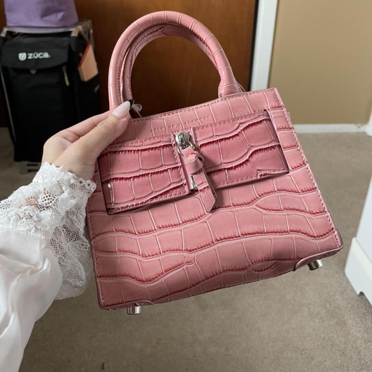 Authentic Brandon Blackwood mini pink bag 💕 In Great... - Depop