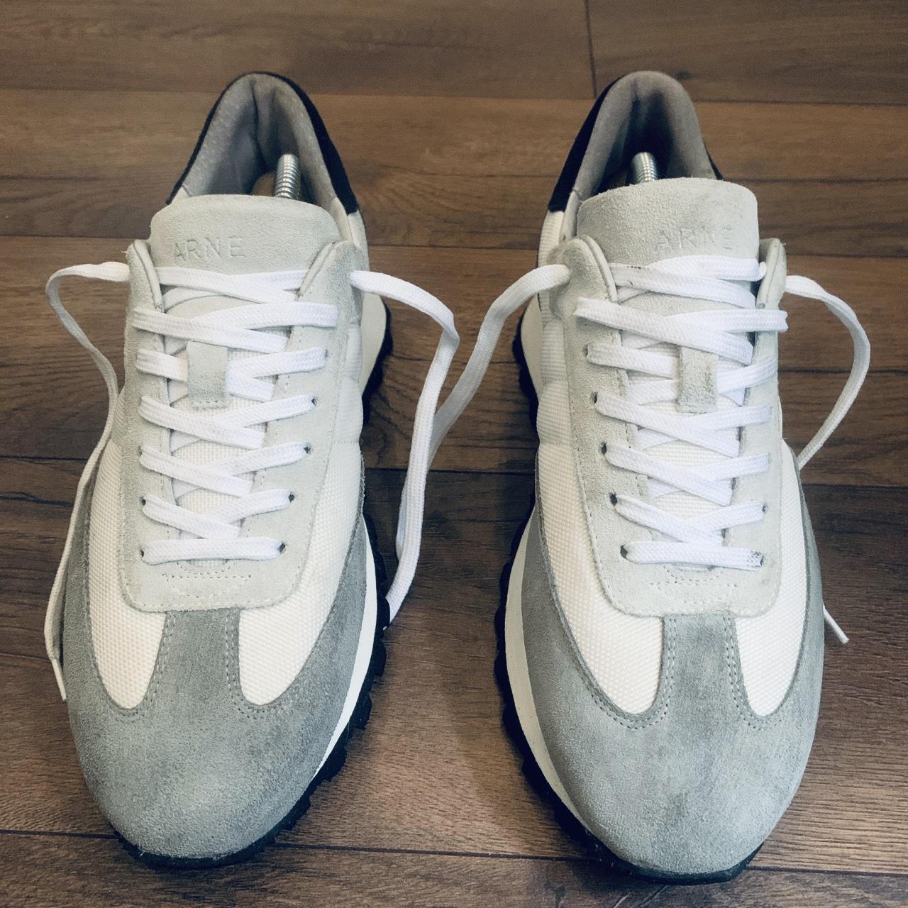 ARNE Low Runner - White/Stone Trainers Size EUR 43... - Depop