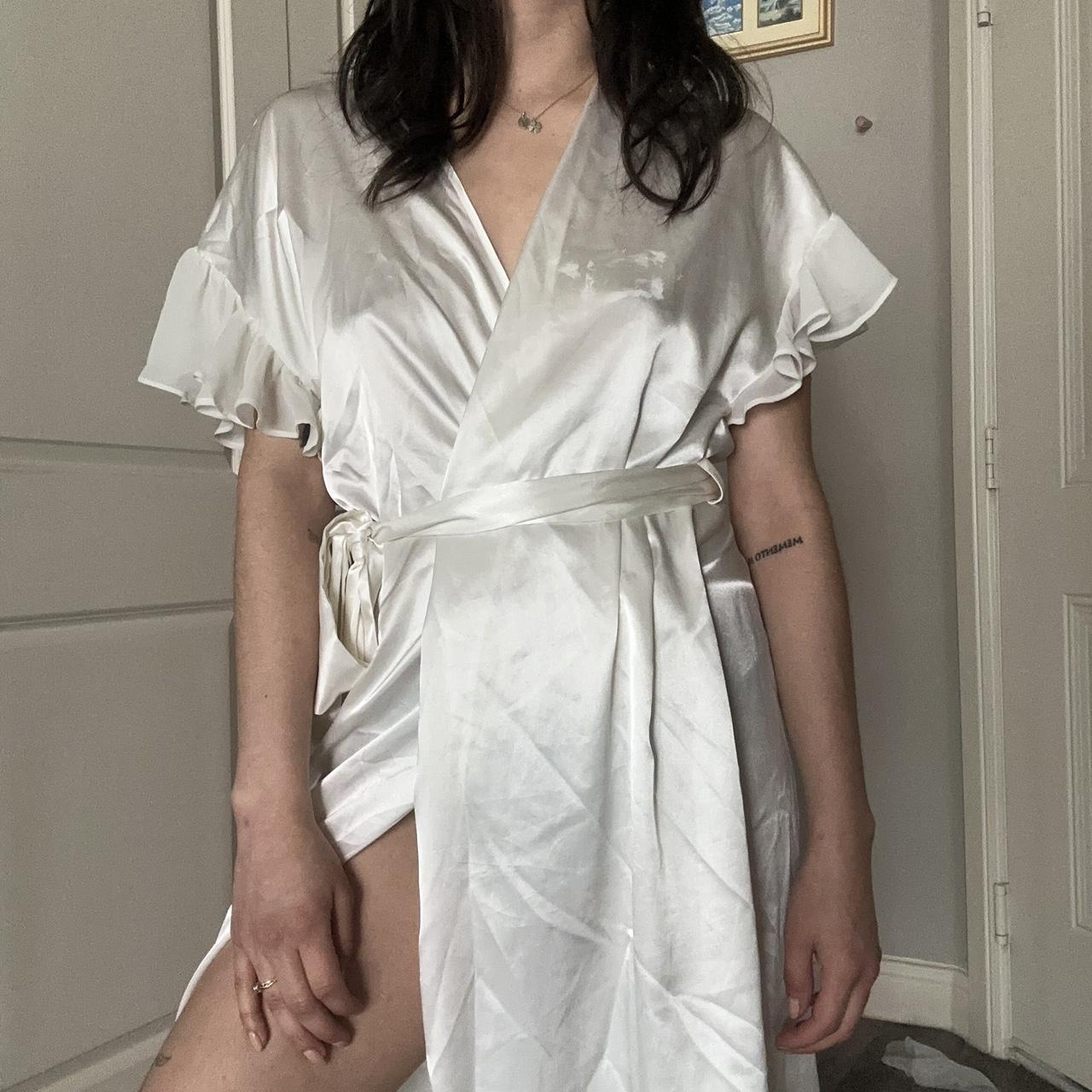 slip dress or robe. silky material. actually... - Depop