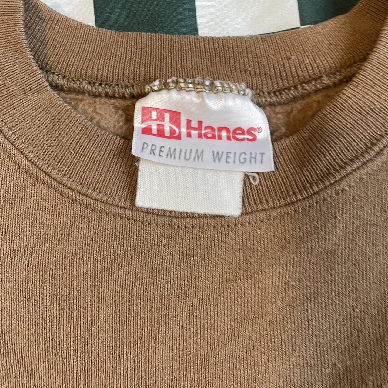 Brown vintage Hanes crewneck sweatshirt. XL, Could... - Depop