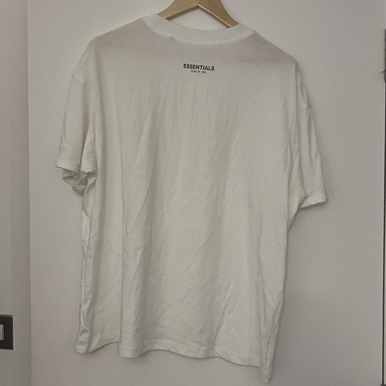 Fear of God Essentials white t-shirt #fearofgod... - Depop