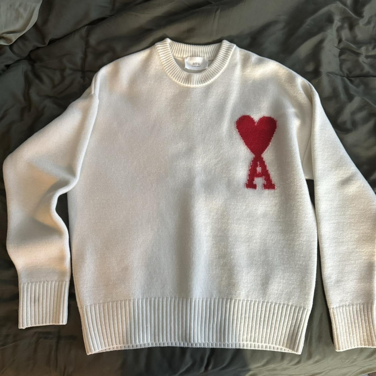 alexandre mattiussi ami paris sweater in medium.... - Depop