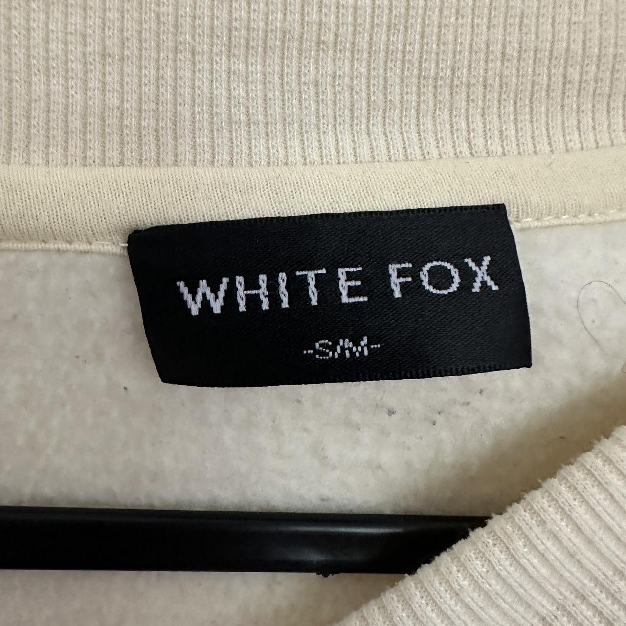 White fox jumper Size S/M Good condition, little... - Depop