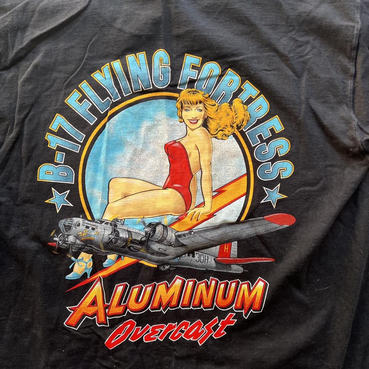 Vintage B17 Bomber Pin Up Girl Flying Fortress... - Depop